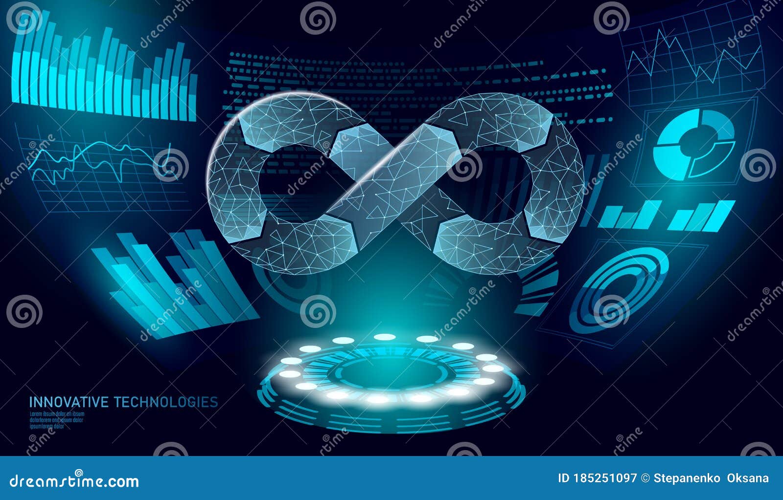 Devops Software Development Operations Infinity Symbol. Programmer ...