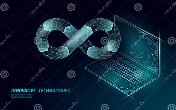 Devops Software Development Operations Infinity Symbol. Programmer ...