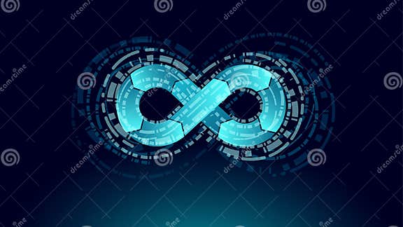 Devops Software Development Operations Infinity Symbol. Programmer ...