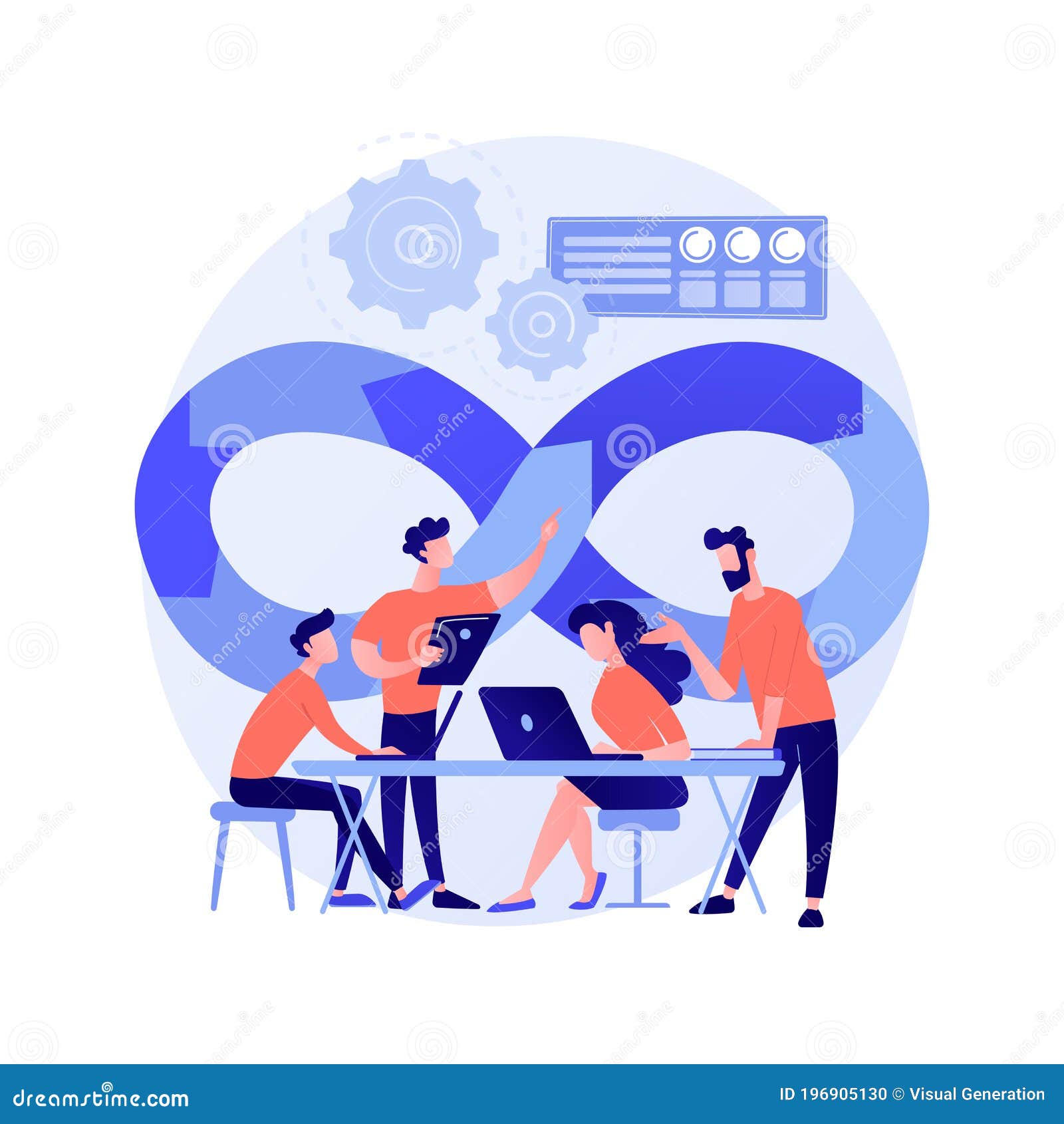 DevOps Team Abstract Concept Vector Illustration. Stock Vector ... DevOps Team Abstract Concept Vector Illustration. Stock Vector ...