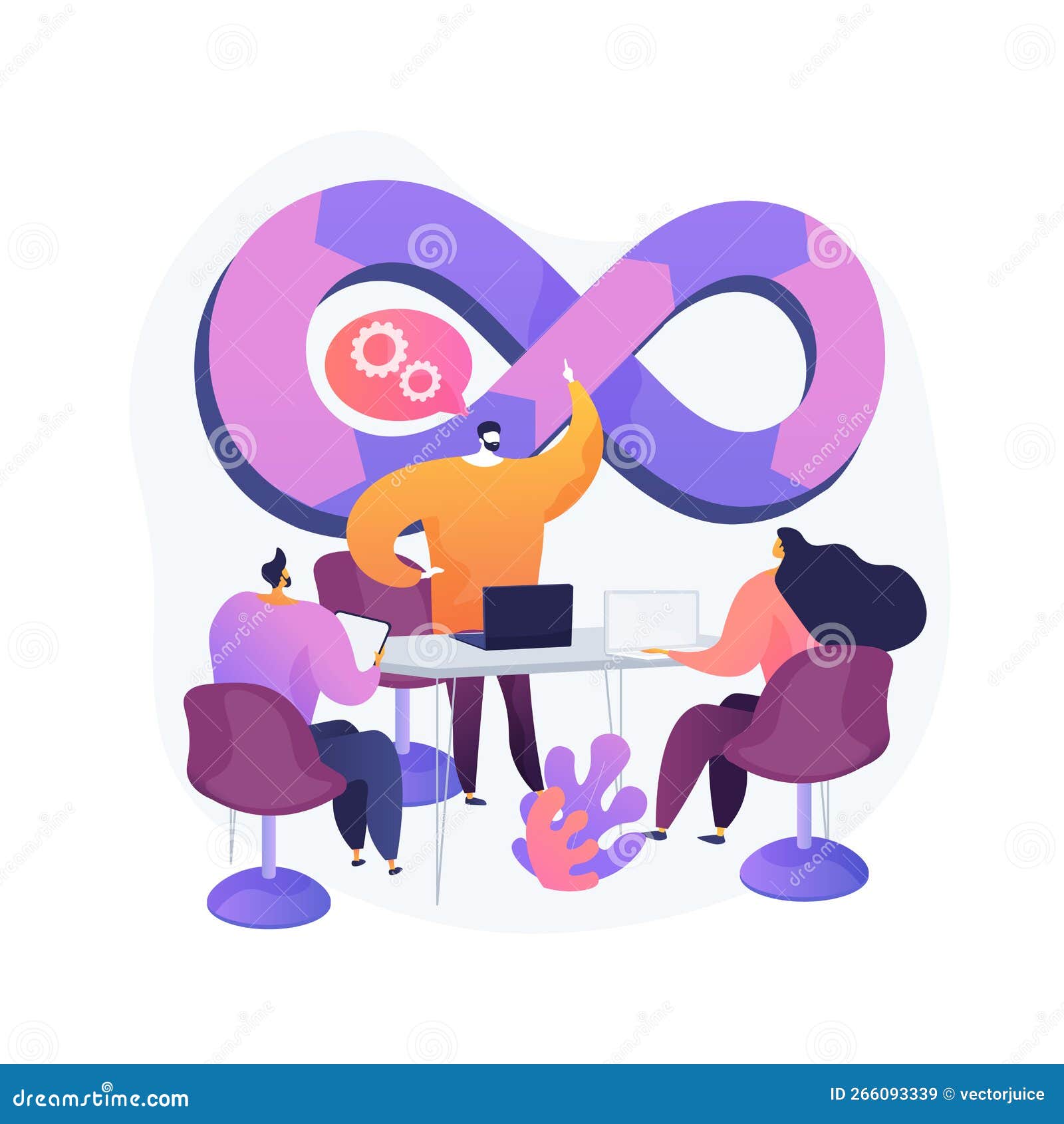 DevOps Team Abstract Concept Vector Illustration Stock Vector ... DevOps Team Abstract Concept Vector Illustration Stock Vector ...