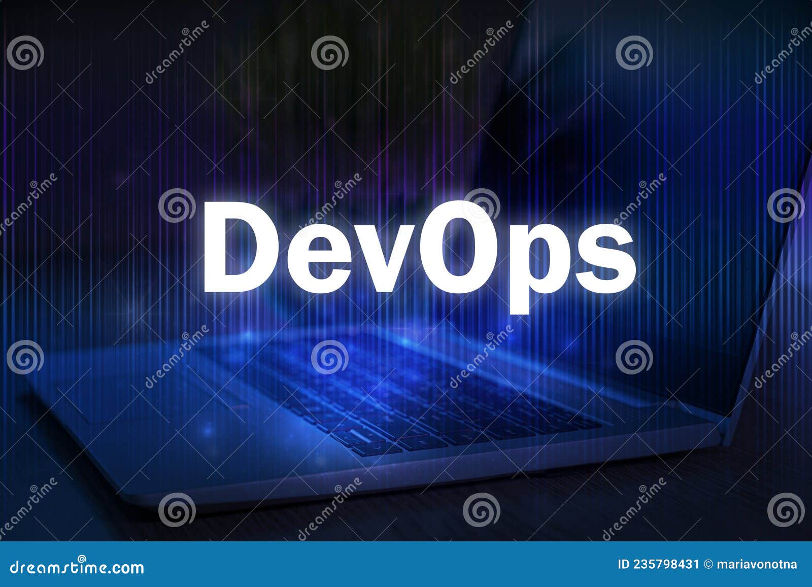 DevOps Technology Concept Modules Vector Icons Set Infographic ...