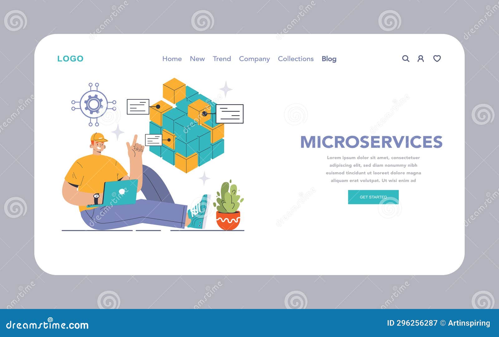 DevOps Web Banner or Landing Page. Software Development Methodology ... DevOps Web Banner or Landing Page. Software Development Methodology ...