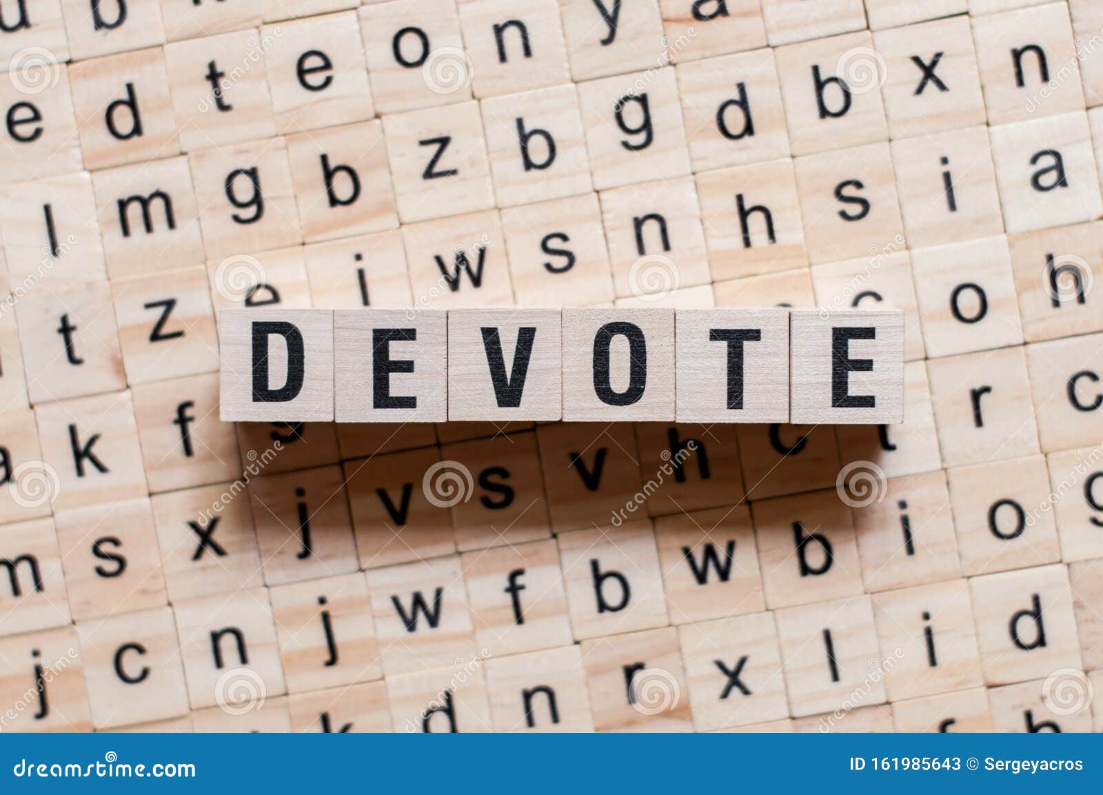 Devote Word Concept on Cubes Stock Image - Image of january, christ ...