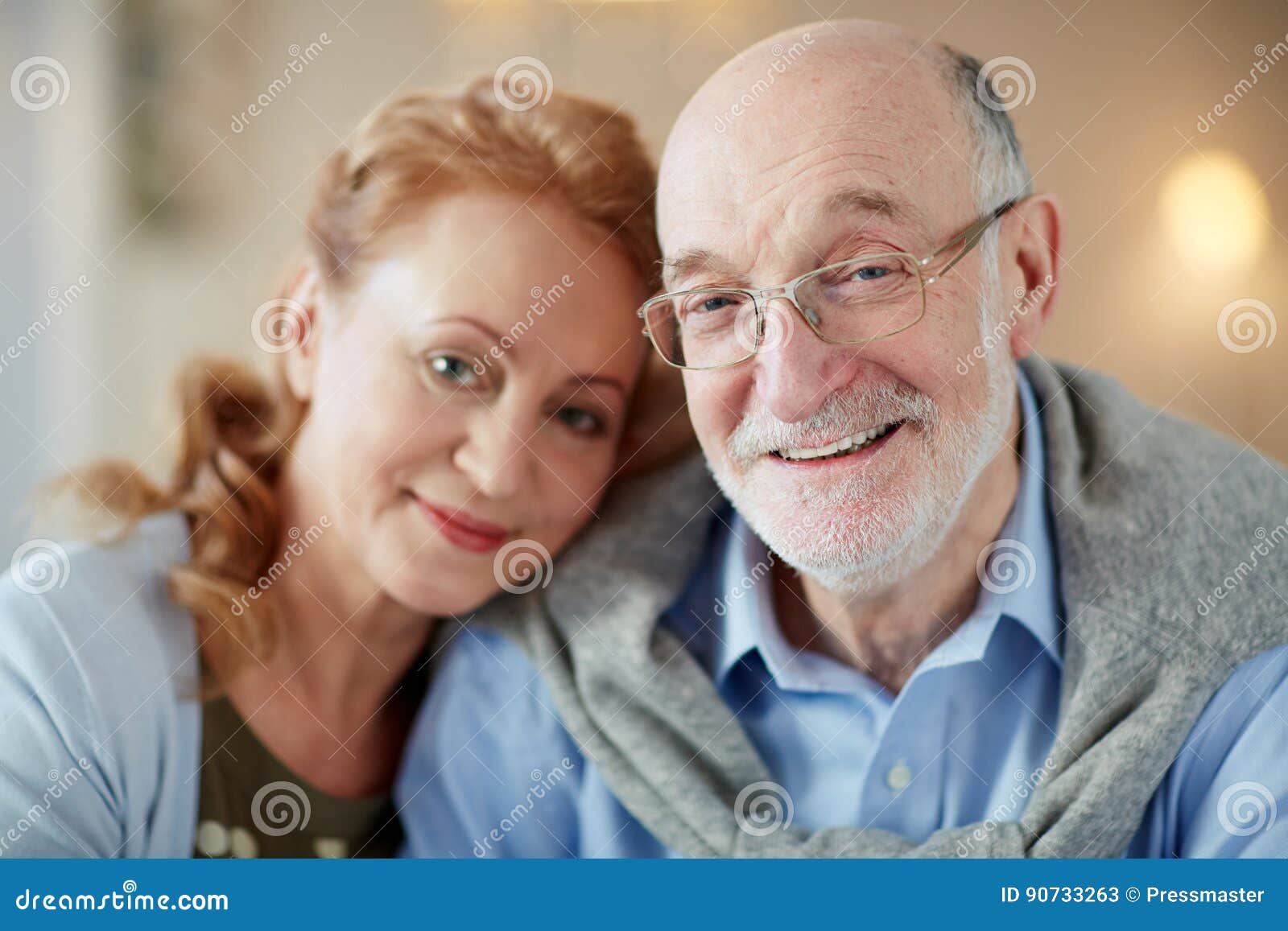 Devoted spouses stock image. Image of stubble, sweethearts - 90733263