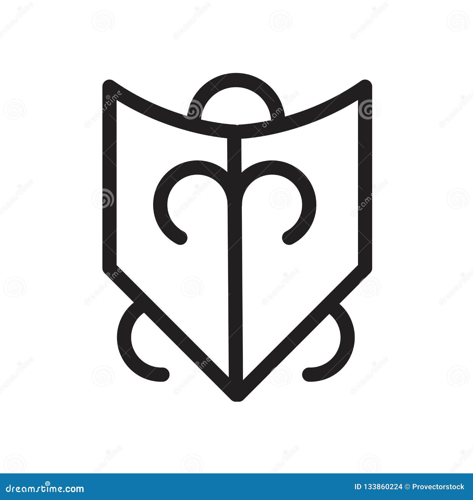 Devotion Isolated Icon. Simple Element Illustration From Zodiac Concept ...