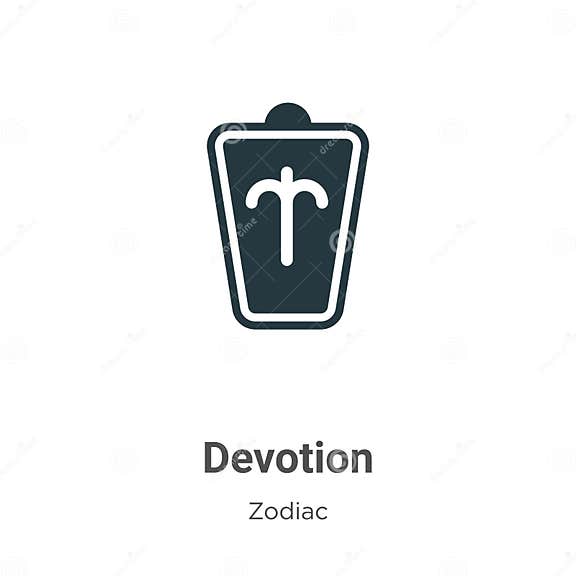 Devotion Vector Icon on White Background. Flat Vector Devotion Icon ...