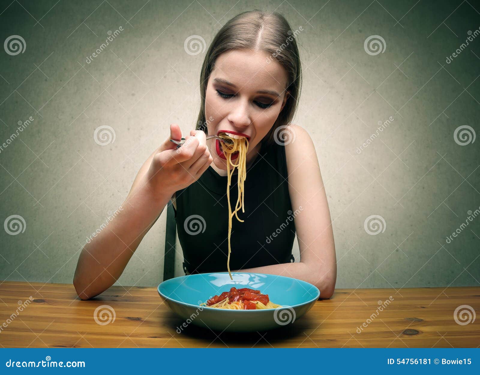 Devouring paste stock image. Image of white, bowl, background - 54756181