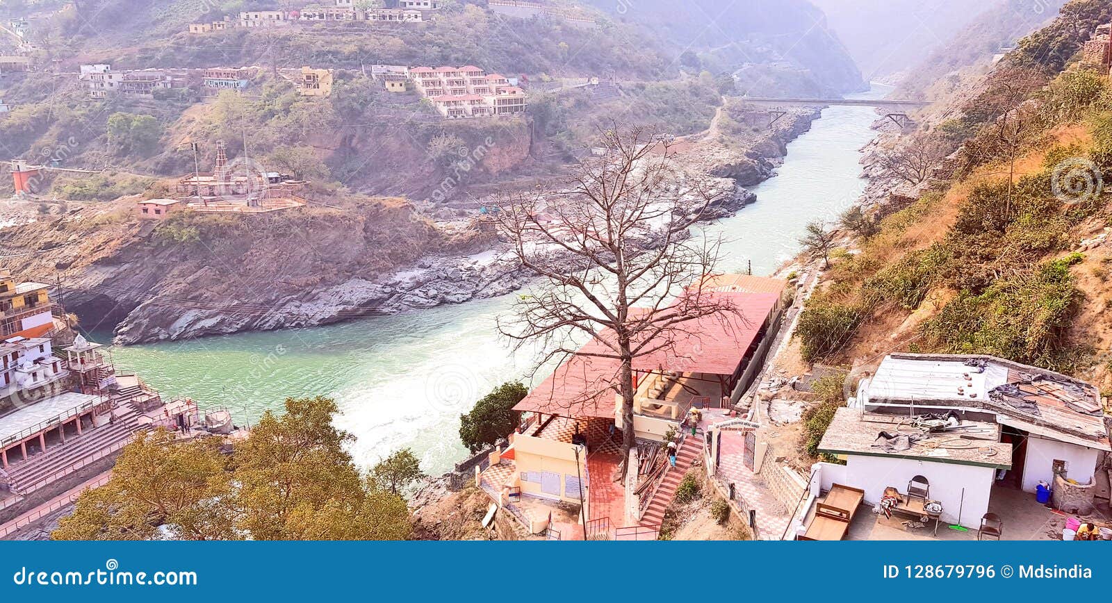 DevpraPanch Prayag Five Confluences of Alaknanda River Editorial Photo ...