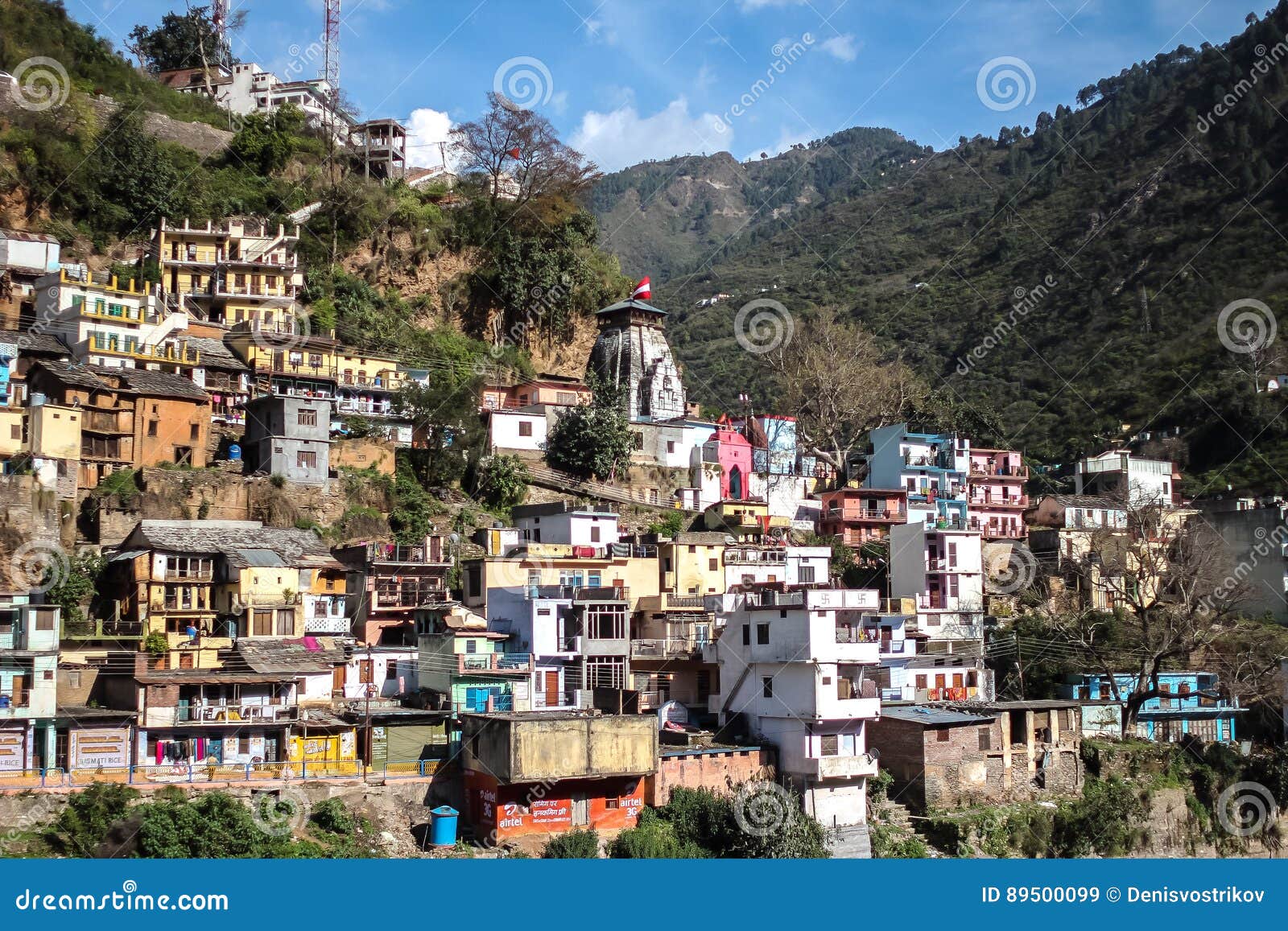 Devprayag, India editorial stock image. Image of confluence - 89500099