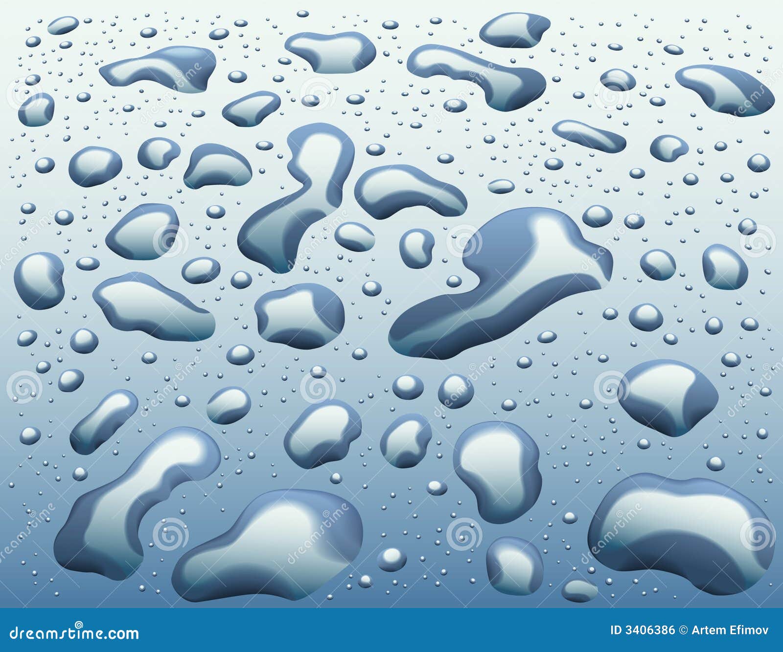 Dew stock vector. Illustration of macro, cooling, droplets - 3406386