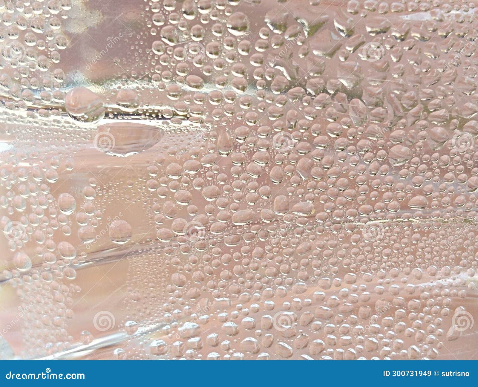 Dew Cold Water from a Bottle Stock Image - Image of light, closeup ...