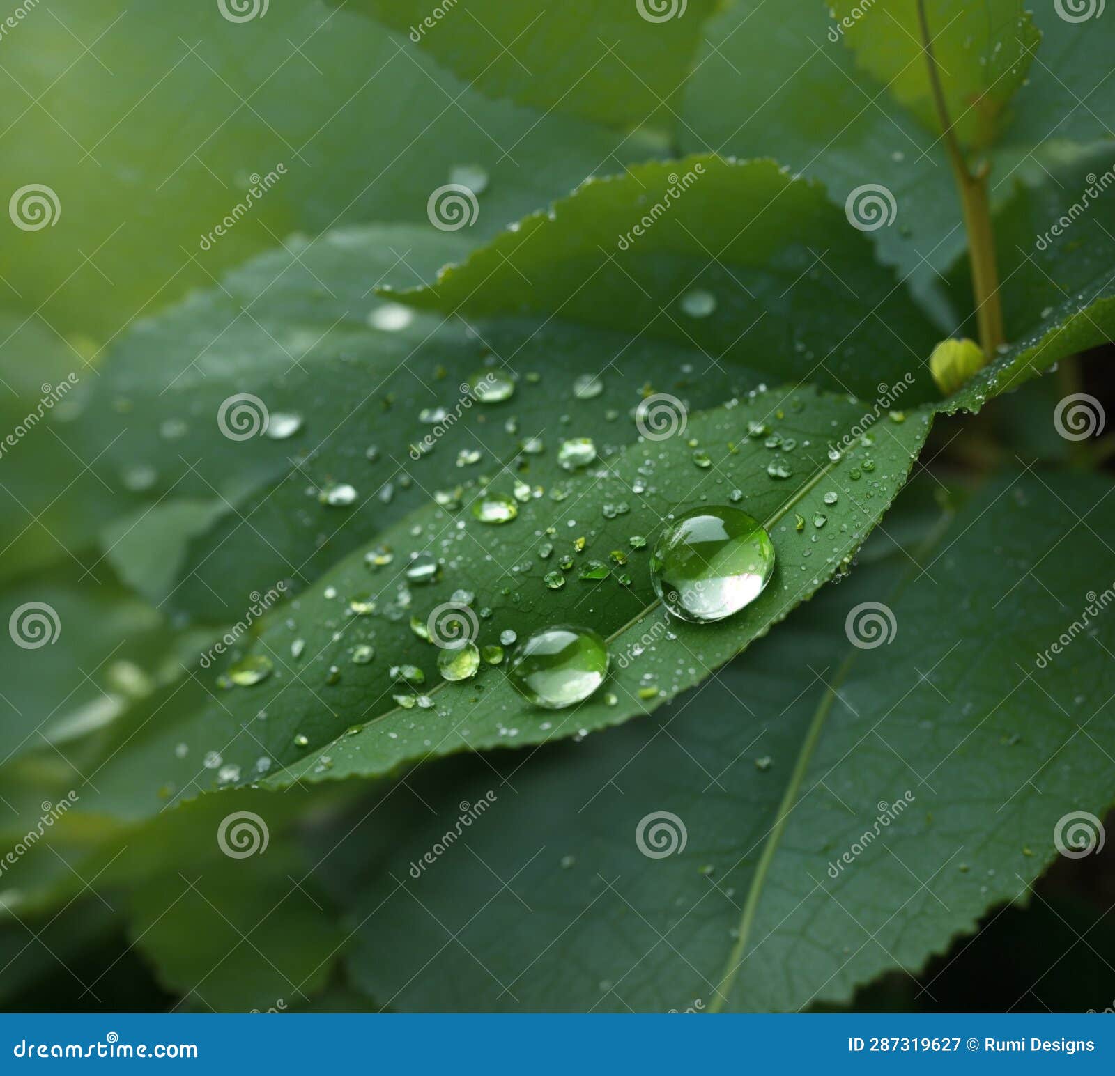 Dew Drop on Leaf Beautiful HD Concept High Resolution Stock ...
