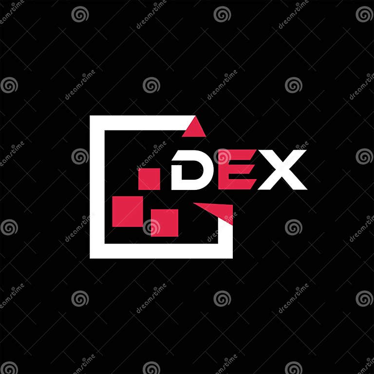 DEX Creative Minimalist Letter Logo. DEX Unique Vector Initials ...