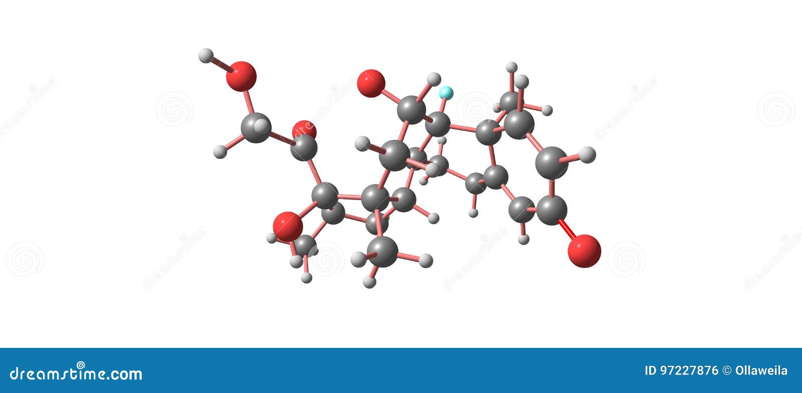 Dexamethasone Molecular Structure, 3d Model Molecule, Glucocorticoid ...