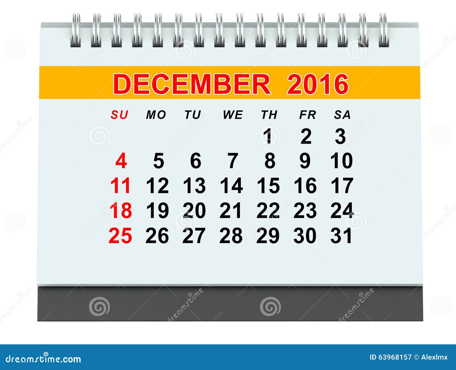 Dezember 2016 Kalender stock abbildung. Illustration von nachricht ...