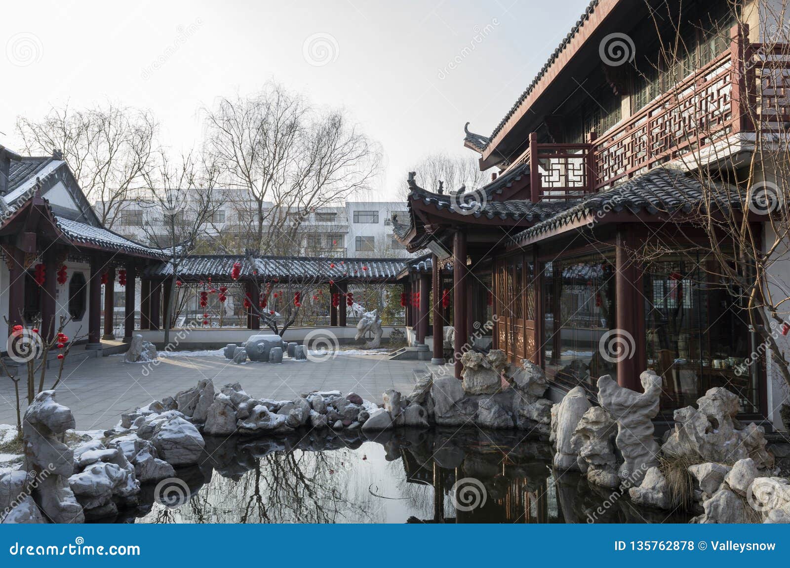 Dezhou Dongzi Cultural Park Redaktionell Arkivfoto - Bild av filosof ...