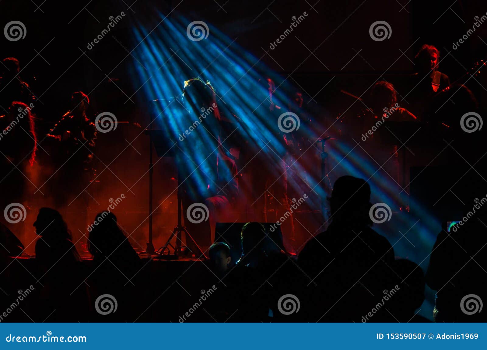 Concert in an Underground Club Stock Image - Image of dance, dancing ...