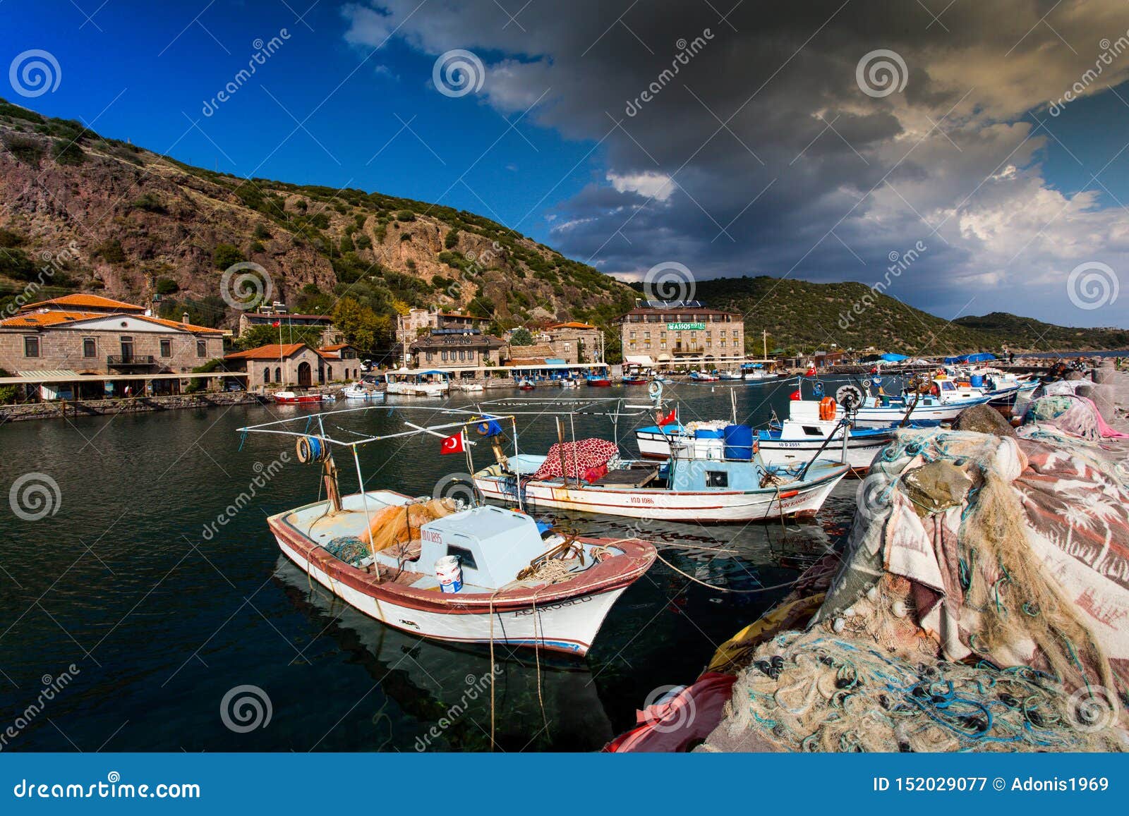 Assos Behramkale editorial photography. Image of coast - 152029077