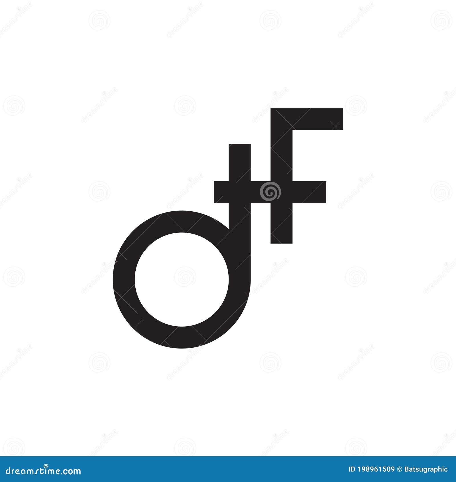 Df Initial Letter Vector Logo Icon Stock Vector - Illustration of ...