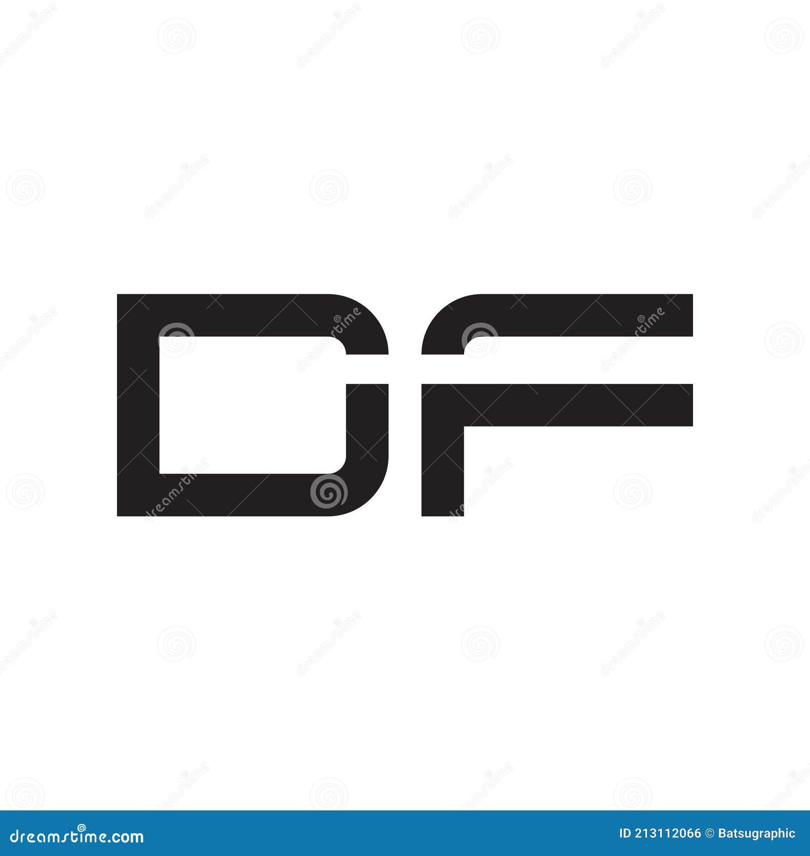 Df Initial Letter Vector Logo Icon Stock Vector - Illustration of ...