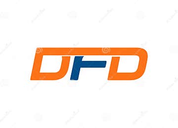 DFD Letter Logo Design Vector Stock Vector - Illustration of emblem ...