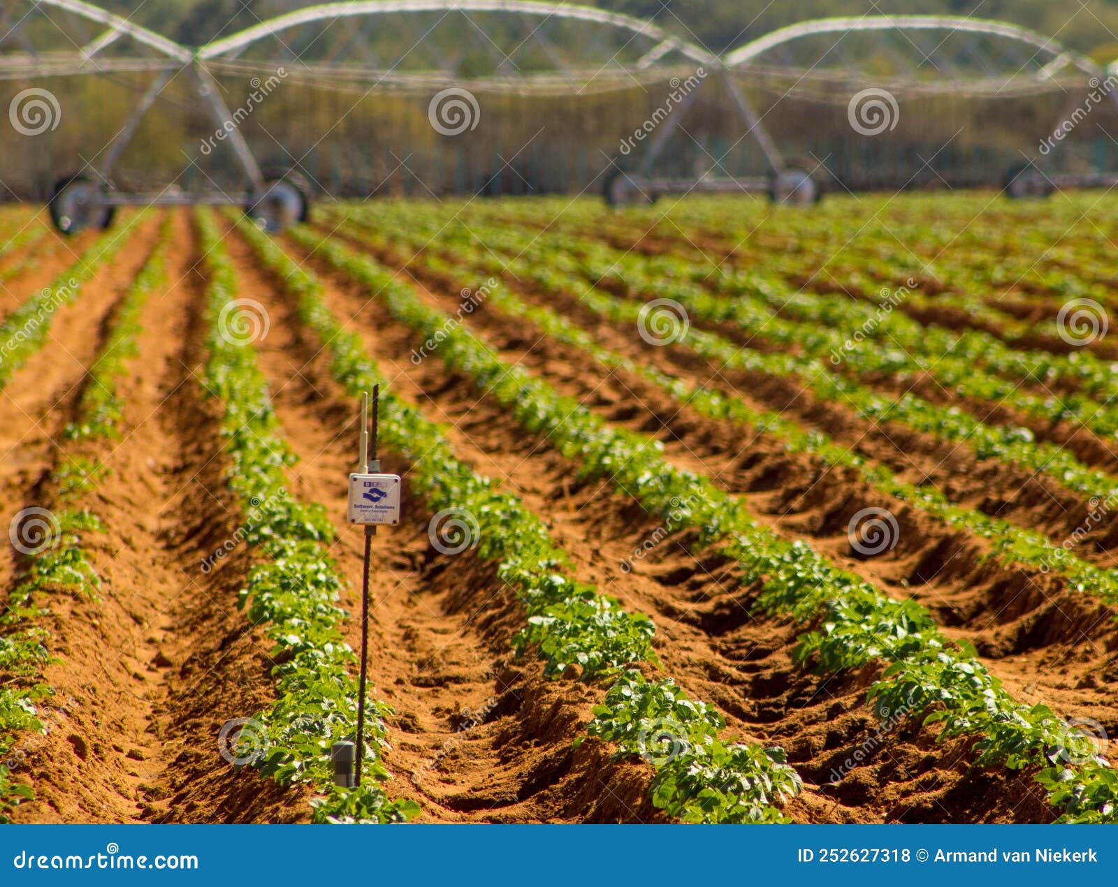DFM Precision Farming Technology Stock Photo - Image of pivot ...