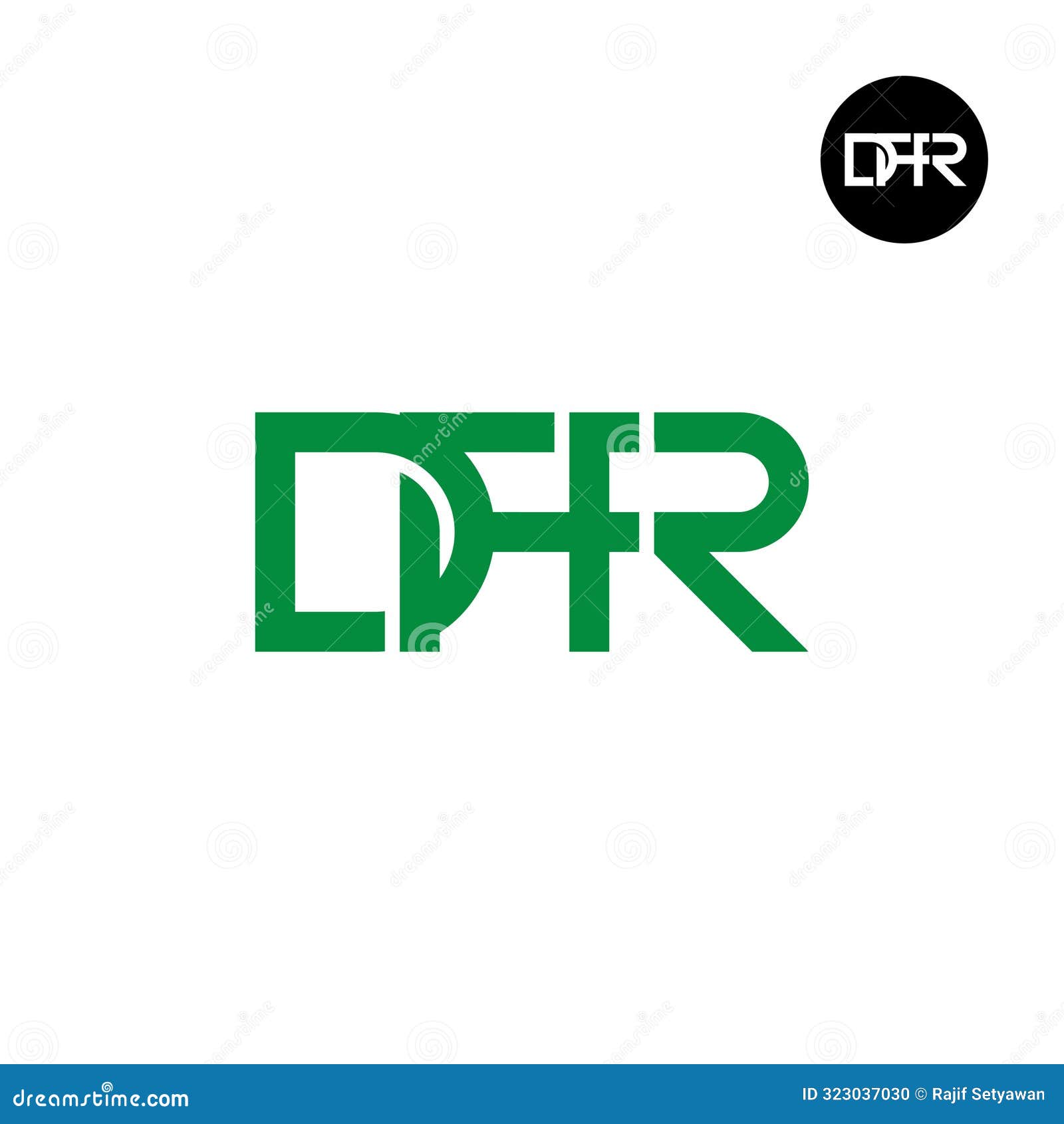 DFR Logo Letter Monogram Design Stock Vector - Illustration of designs ...