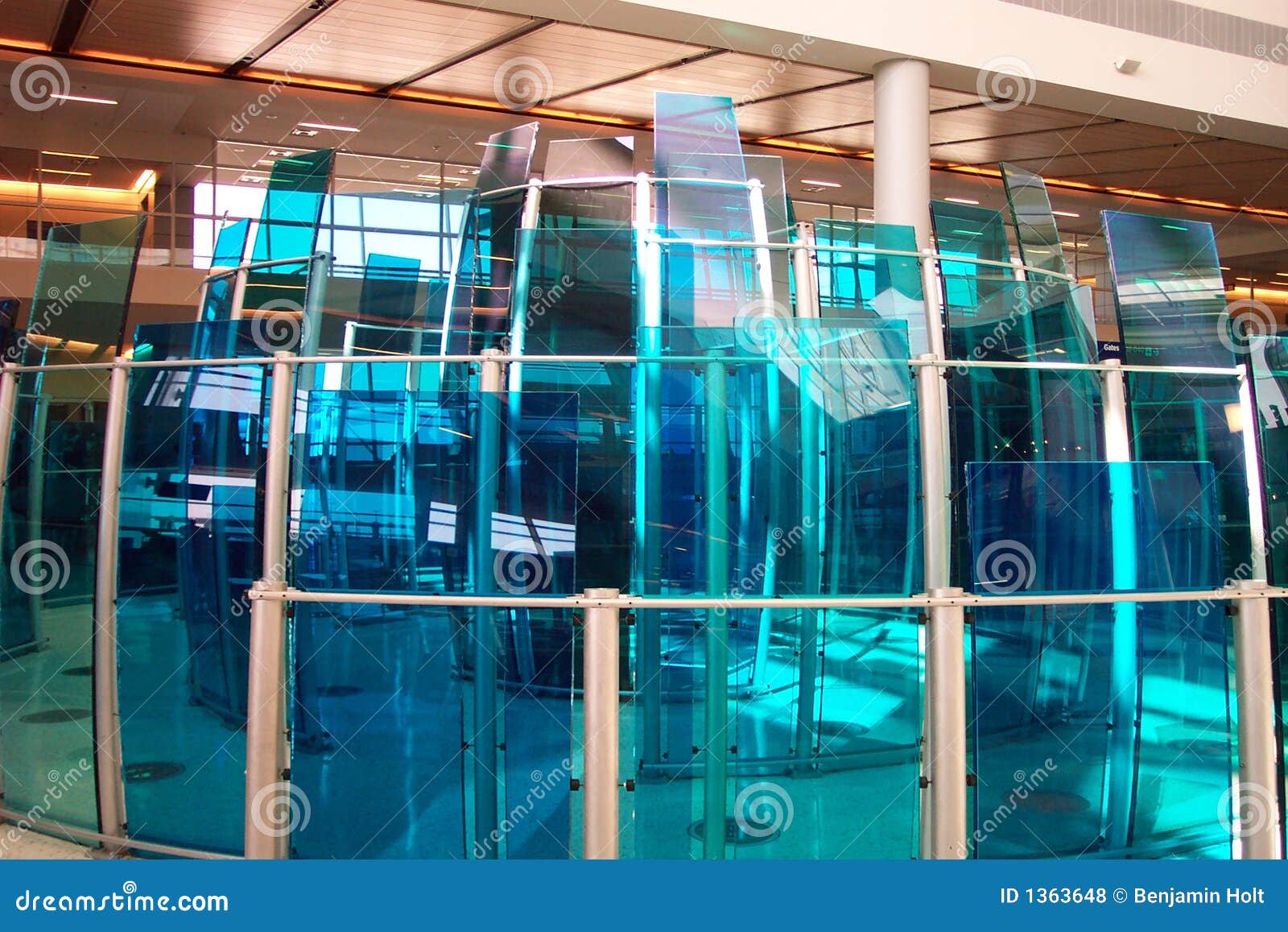 DFW Art stock photo. Image of glass, translucent, airport - 1363648
