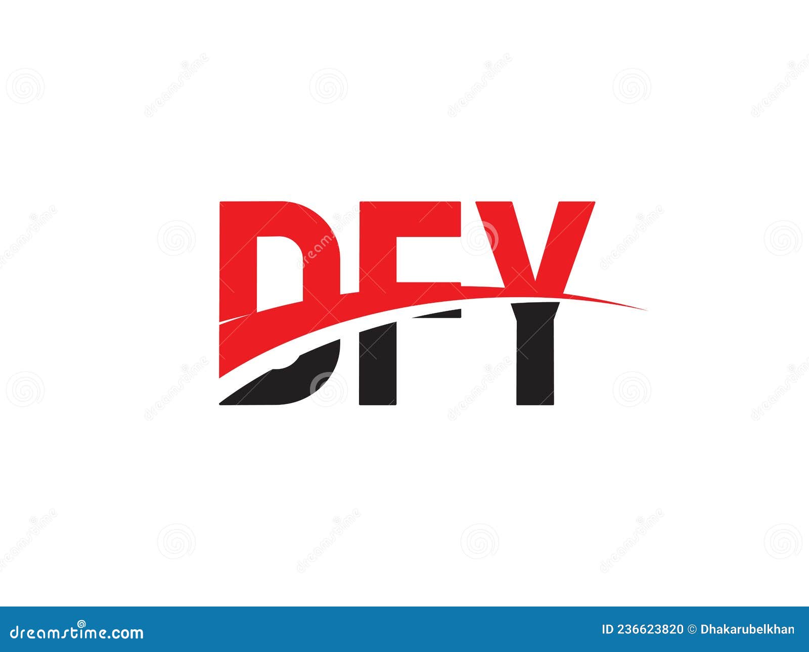 DFY Letter Initial Logo Design Vector Illustration Stock Vector ...