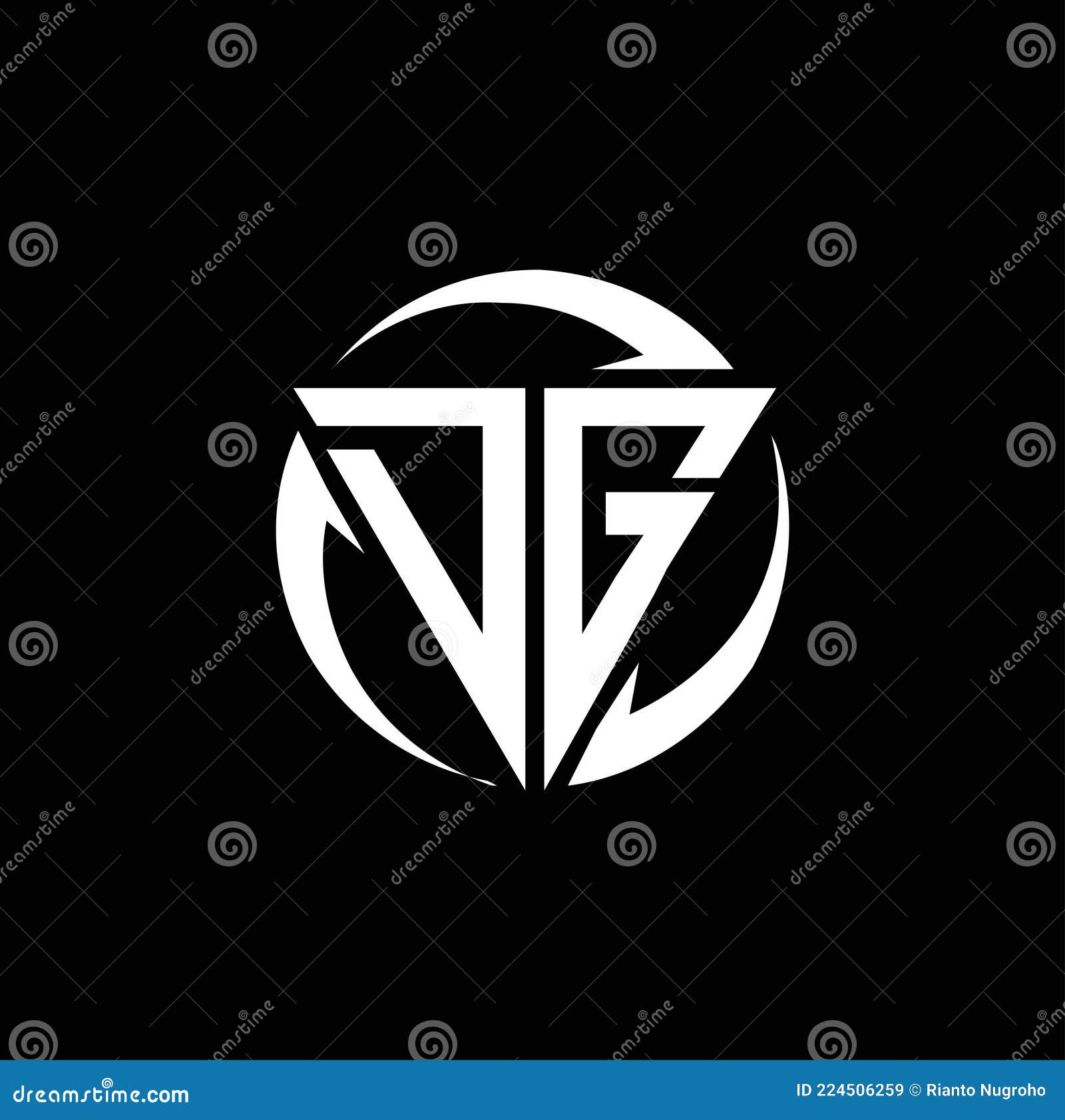 DG Logo Monogram Design Template Stock Vector - Illustration of logo ...