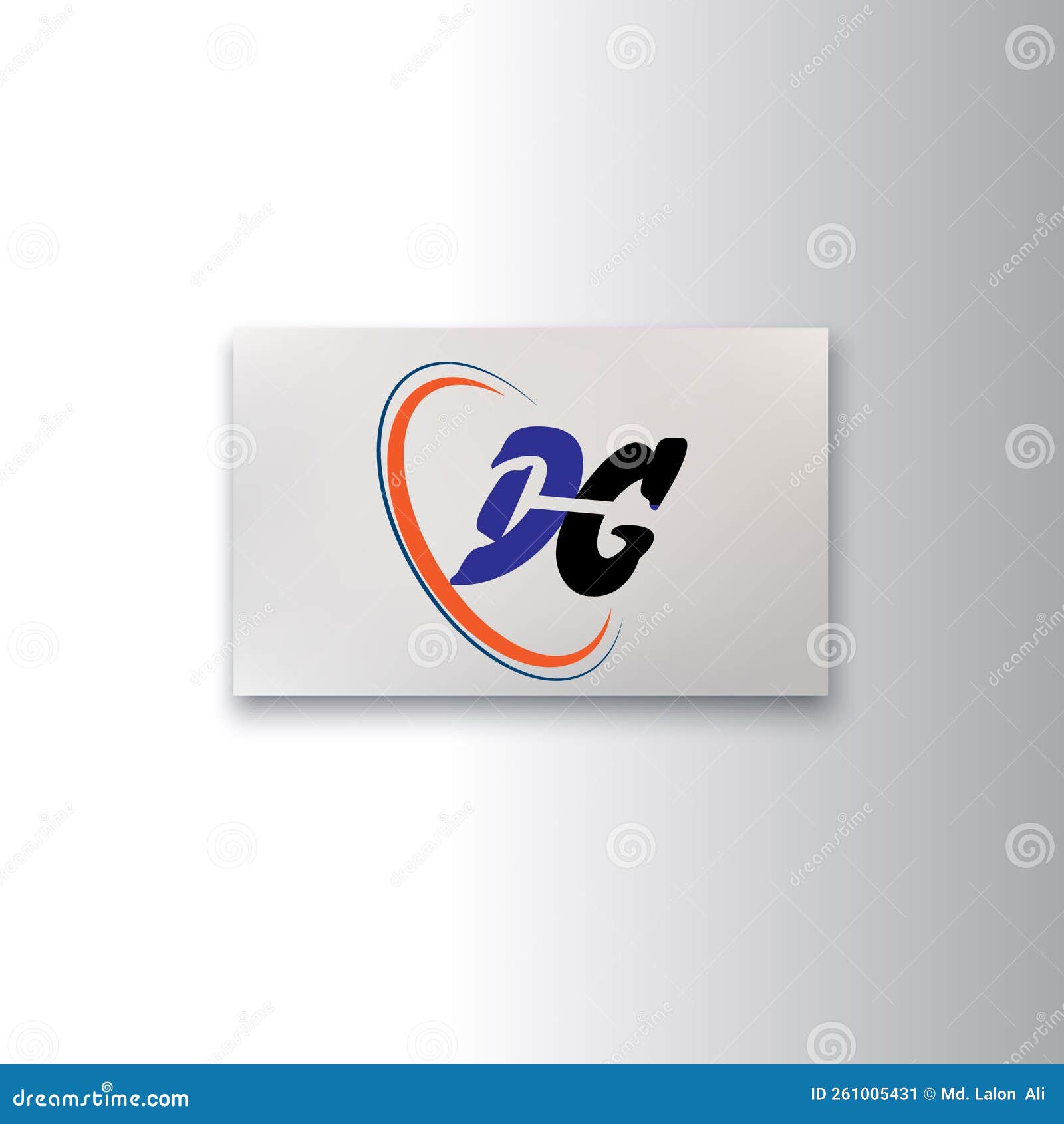 DG Text Logo Design stock vector. Illustration of banner - 261005431