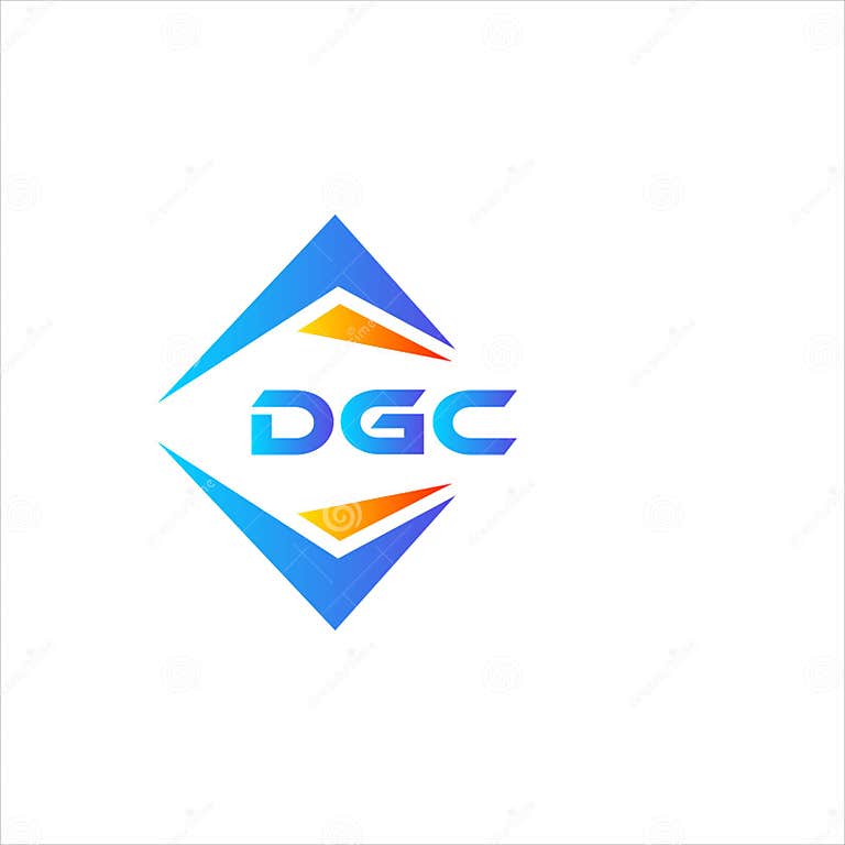 DGC Abstract Technology Logo Design on White Background. DGC Creative ...
