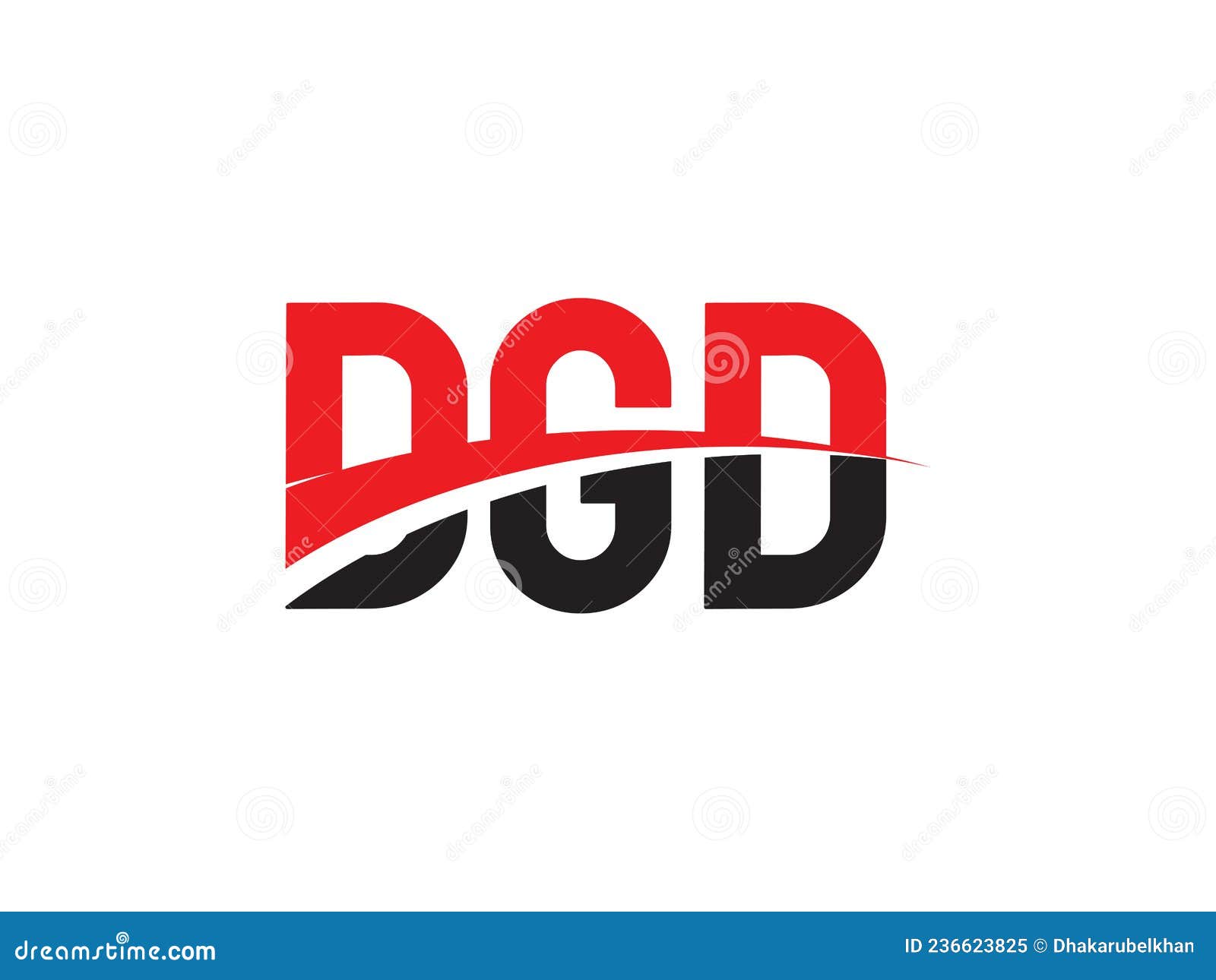 DGD Letter Initial Logo Design Vector Illustration Stock Vector ...