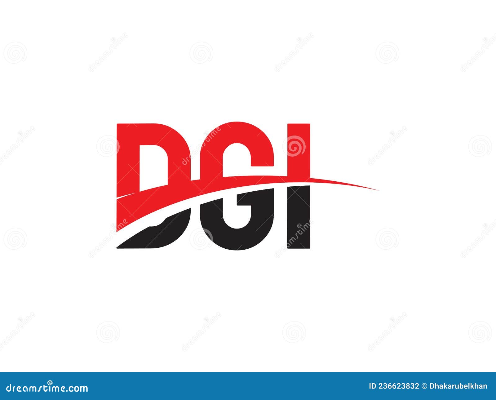 DGI Letter Initial Logo Design Vector Illustration Stock Vector ...