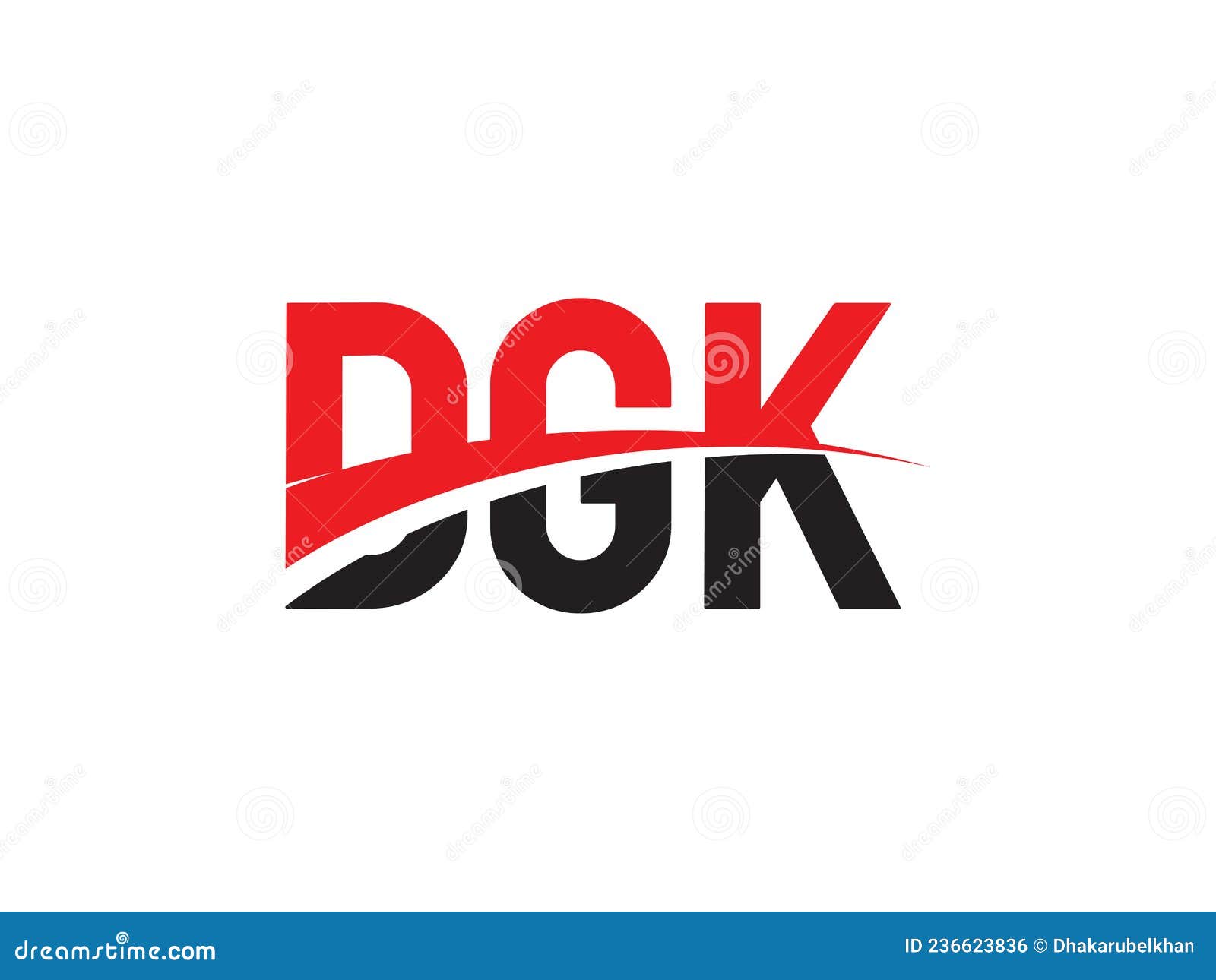DGK Letter Initial Logo Design Vector Illustration Stock Vector ...
