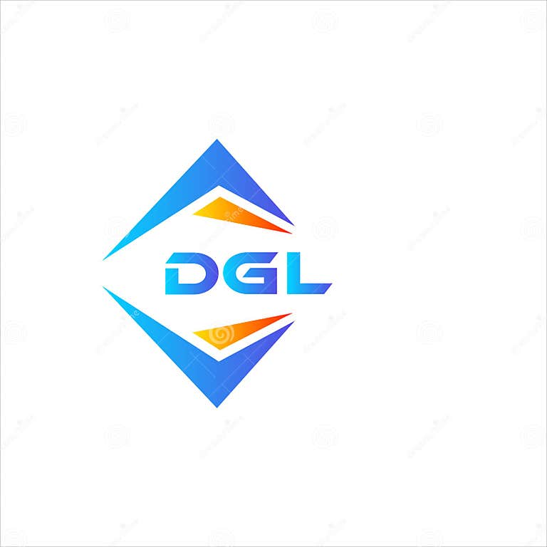 DGL Abstract Technology Logo Design on White Background. DGL Creative ...