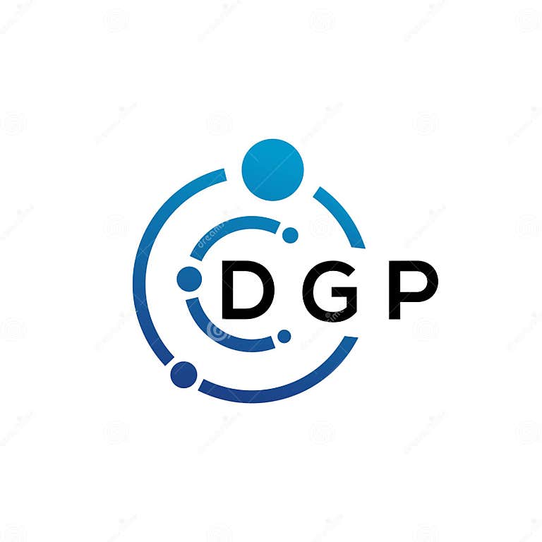 DGP Letter Logo Design on White Background. DGP Creative Initials ...