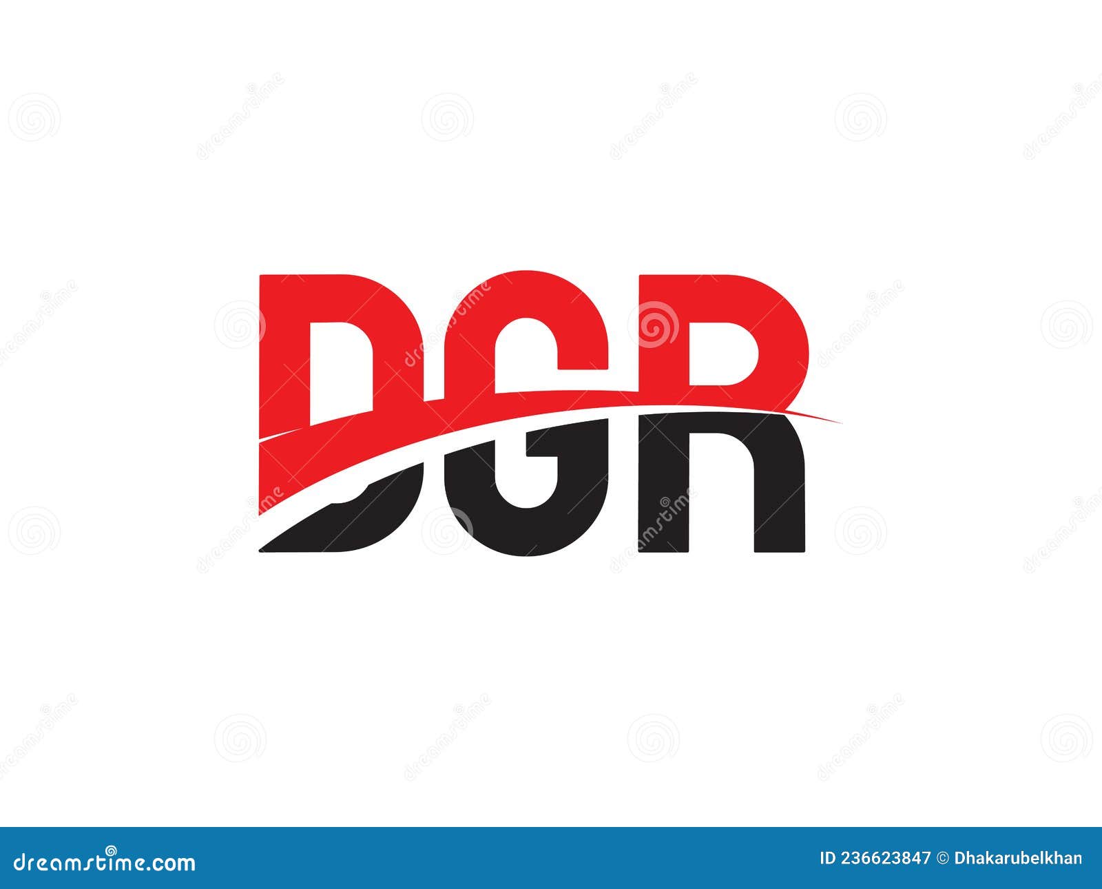 DGR Letter Initial Logo Design Vector Illustration Stock Vector ...