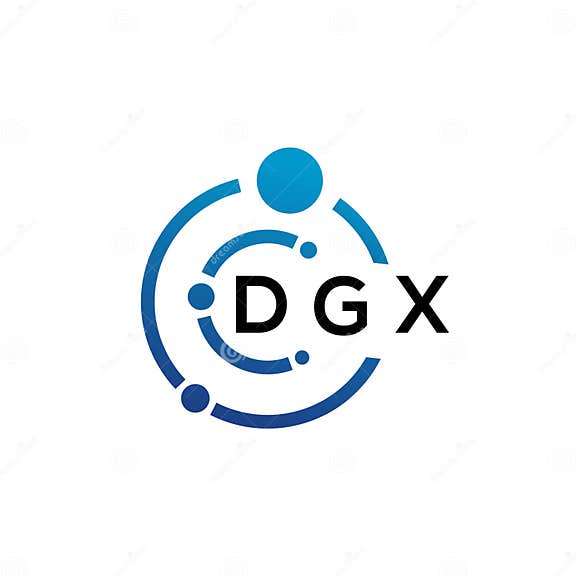 DGX Letter Logo Design on White Background. DGX Creative Initials ...