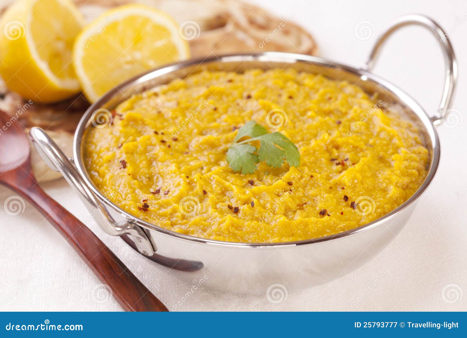 Dhal Indian Food stock image. Image of shallow, lemon - 25793777