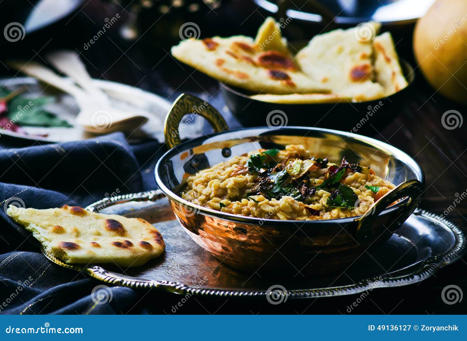 Dhal with Pumpkin. Indian Cuisine Stock Image - Image of dhal, dahl ...