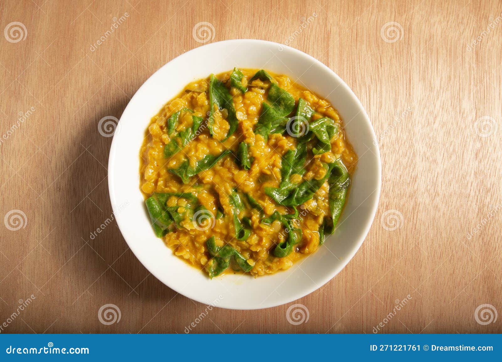 Dhal and spinach curry stock image. Image of meal, spaghetti - 271221761
