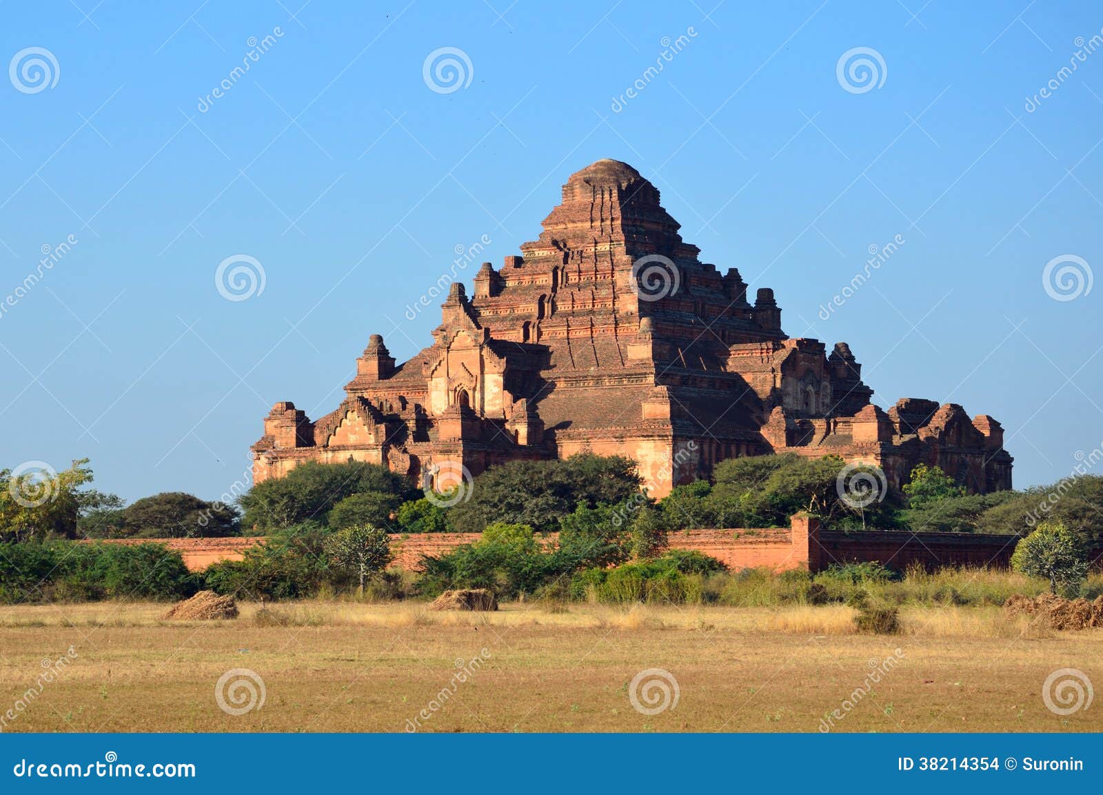 Dhammayangyi Temple As Seen From Pagoda 761. Bagan. Myanmar Stock Photo ...