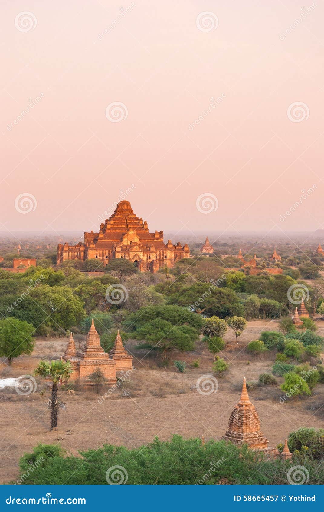 Dhammayangyi Temple stock image. Image of myanmar, tourism - 58665457