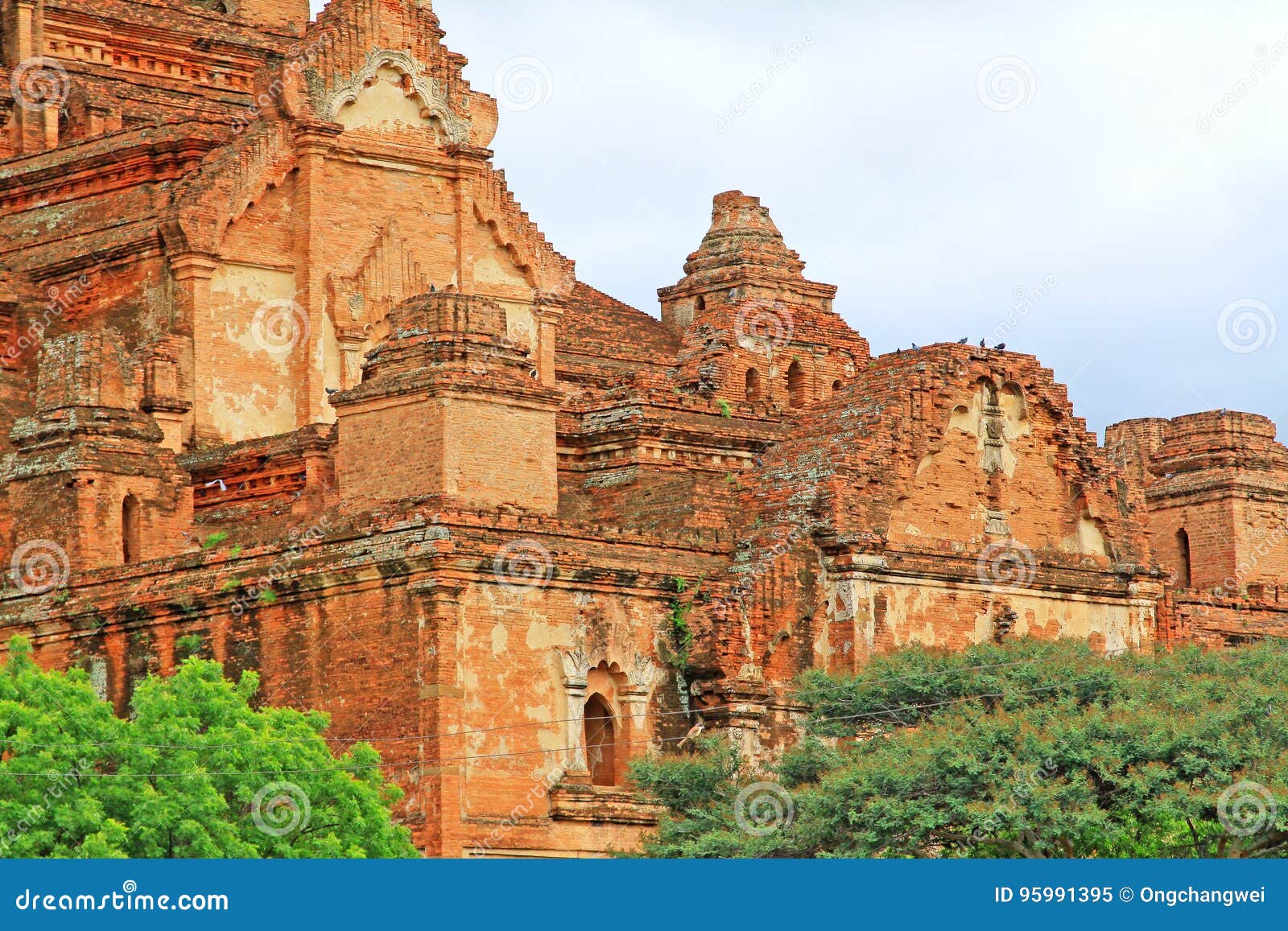 Dhammayangyi Temple, Bagan, Myanmar Stock Image - Image of architecture ...