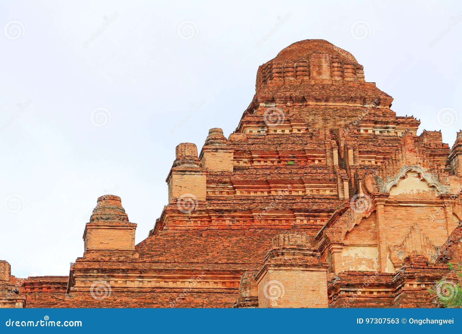 Dhammayangyi Temple, Bagan, Myanmar Stock Image - Image of landmarks ...