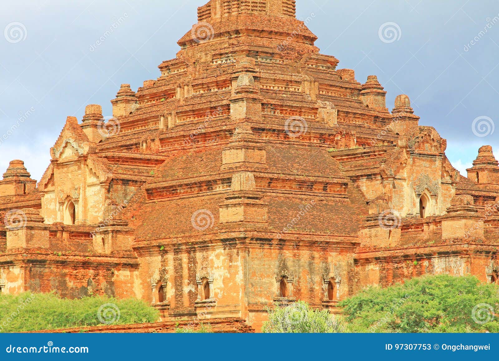 Dhammayangyi Temple, Bagan, Myanmar Stock Image - Image of asia ...