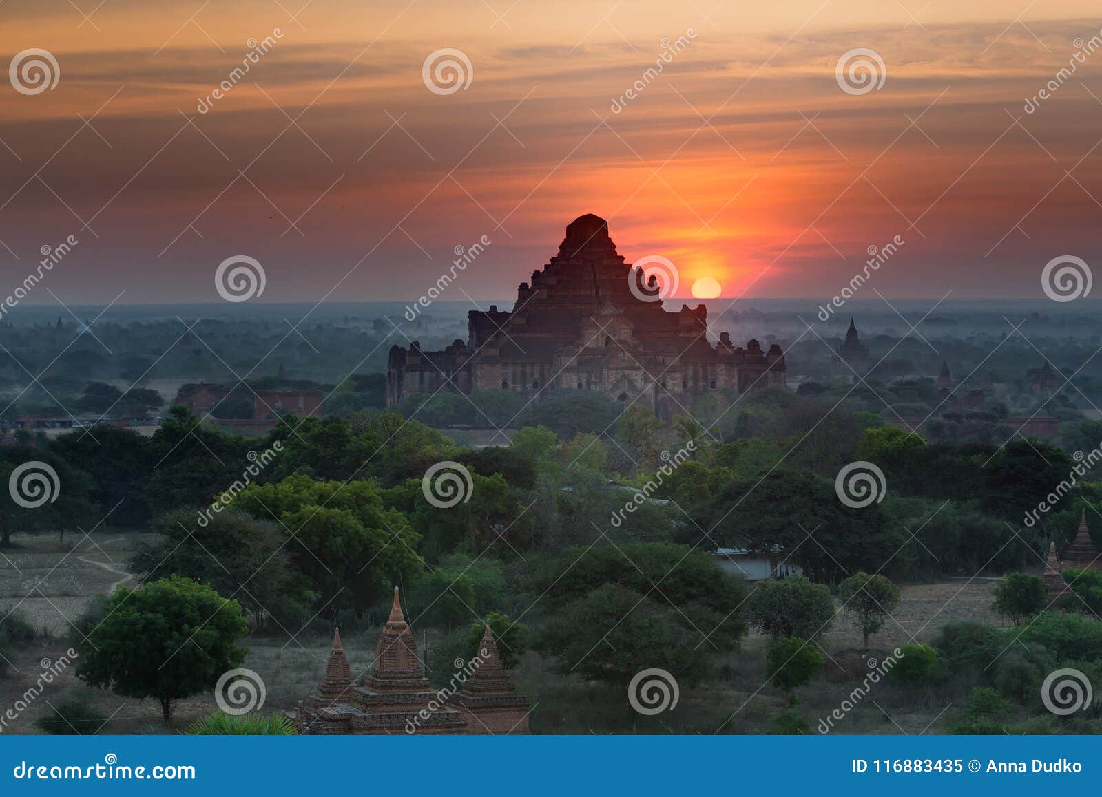 Dhammayangyi Temple in Bagan, Myanmar Stock Image - Image of temple ...