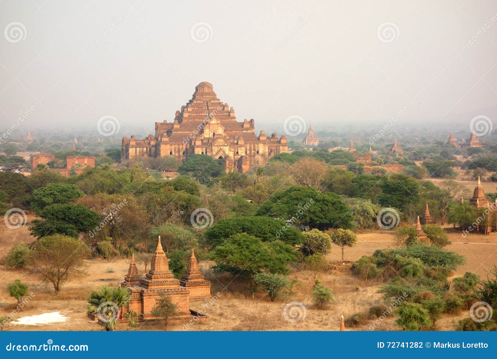Dhammayangyi temple stock photo. Image of myanmar, bagan - 72741282
